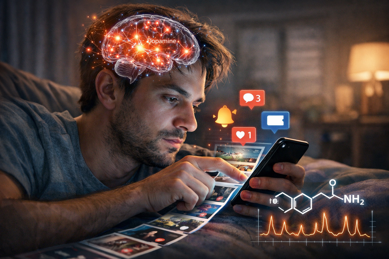 One More Scroll: Dopamine and the Endless Screen Cycle - Psychology Times